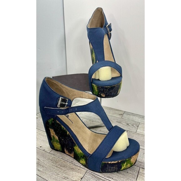 Volatile | Shoes | Very Volatile Indio Platform Wedge Water Color Cork ...